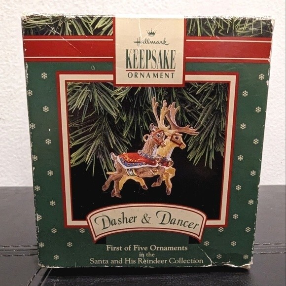 Hallmark | Holiday | Vintage 992 Hallmark Keepsake Ornament Dasher ...
